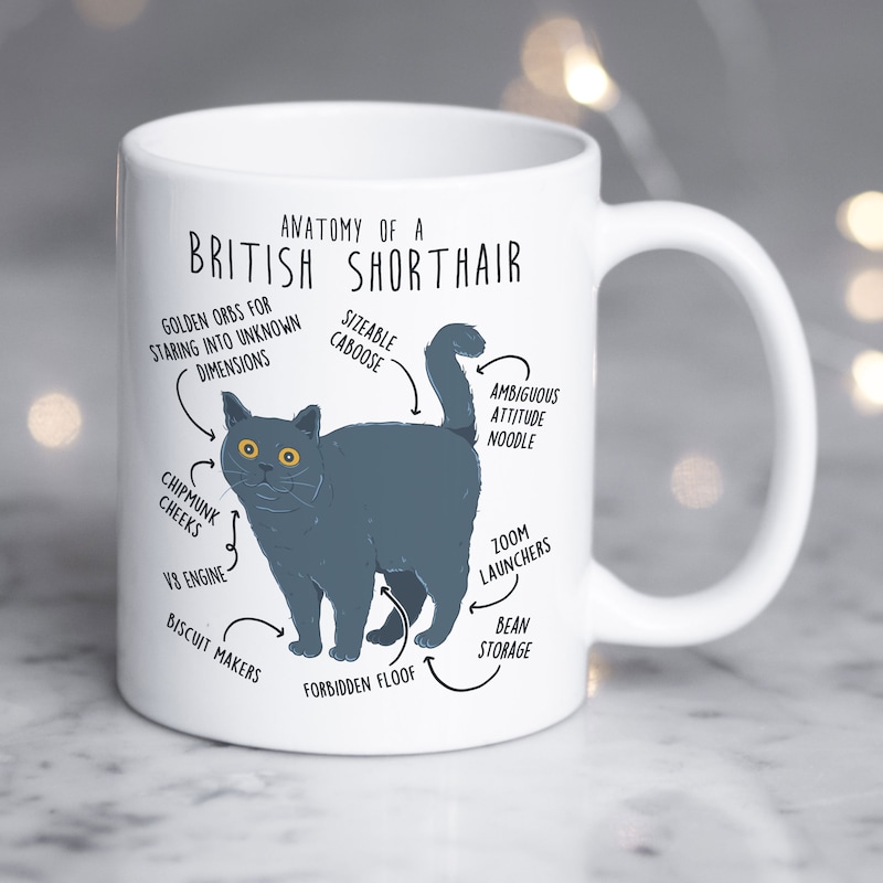 Cat Mug British - Etsy UK