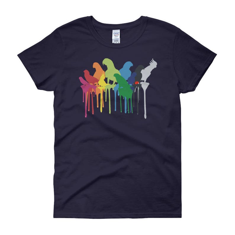 Parrot Shirt, Women Men, Parrot Lover Gift, Cute Bird T-shirt, Macaw ...