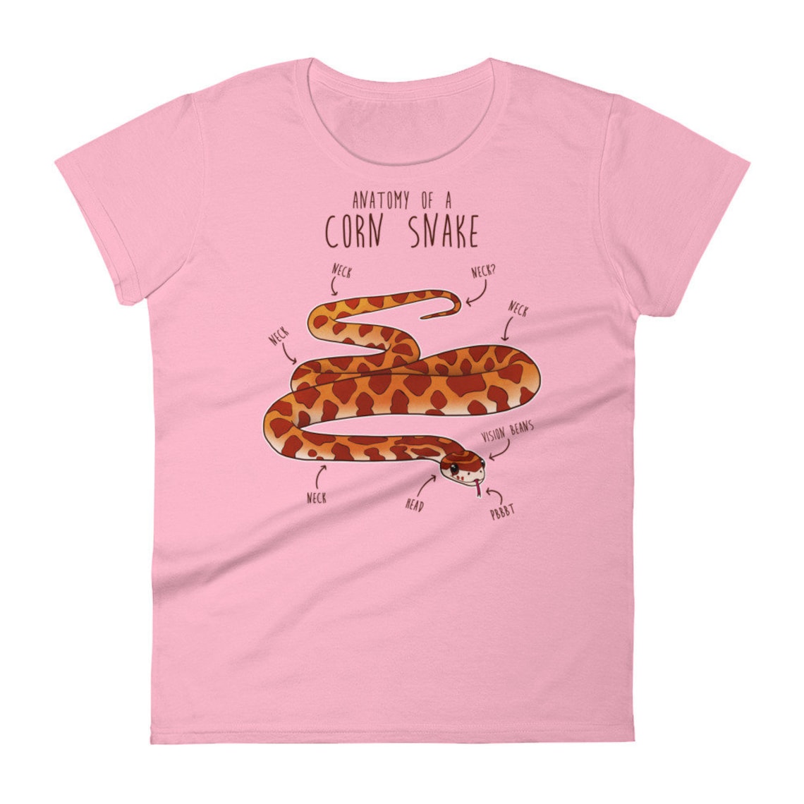 Funny Corn Snake Shirt Women Men Reptile Tshirt Snake | Etsy