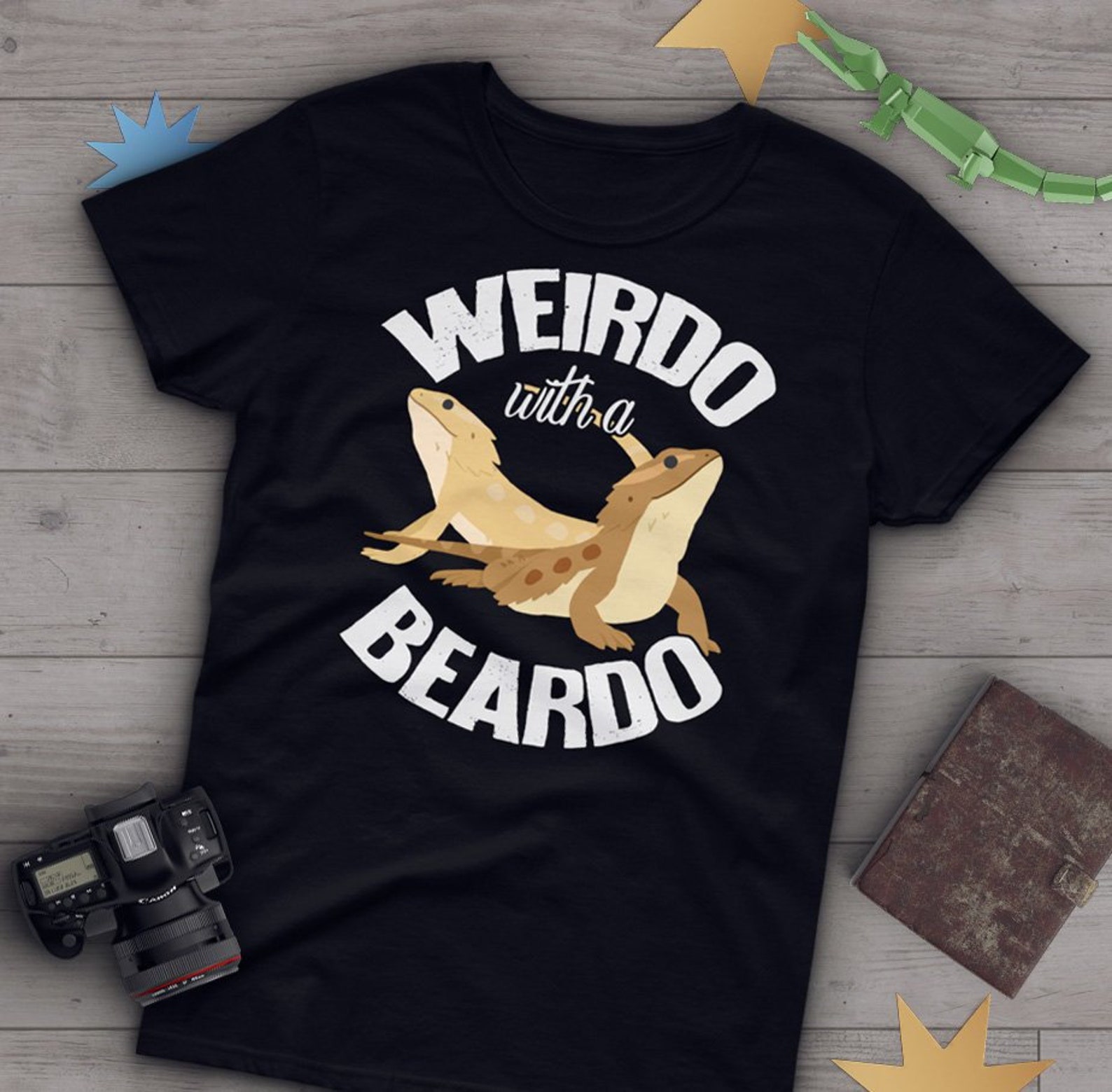 Bearded Dragon Shirt Women Men Tshirt Pet Reptile Lover - Etsy