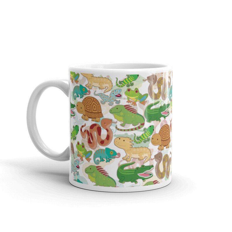 Reptile Coffee Mug Cute Lizard Gift Snake Lover Funny - Etsy