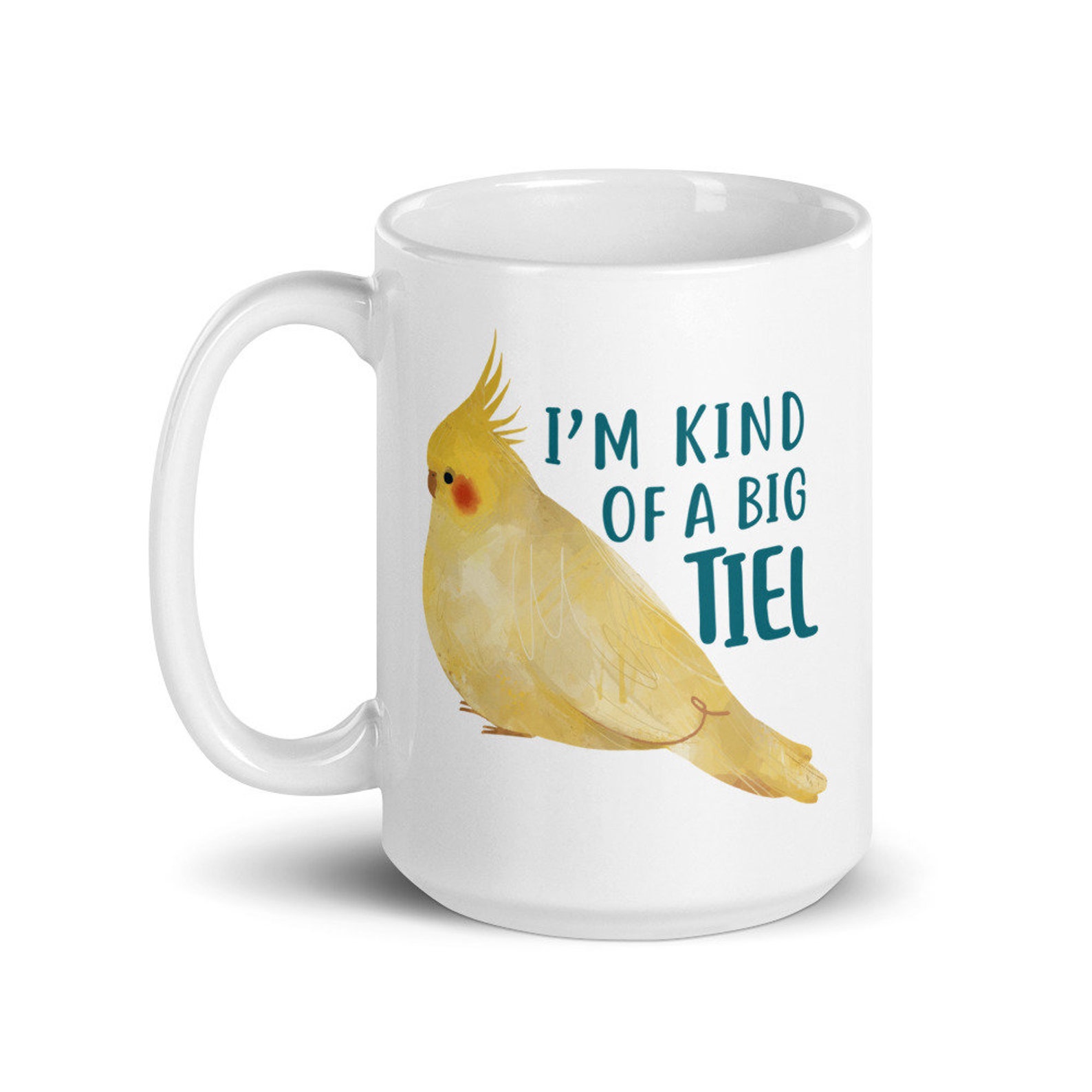 Cockatiel Coffee Mug, Cute Cockatiel Gift, Parrot Lover, Funny Gift for ...