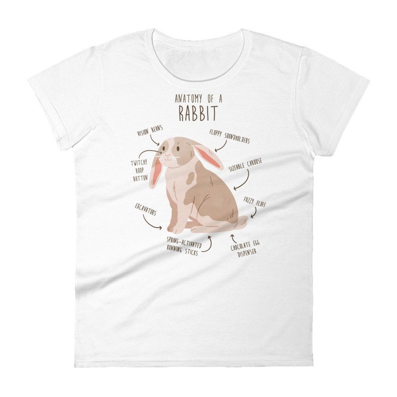 Rabbit Shirt Women Men Funny Rabbit Lover Gift Cute Bunny - Etsy