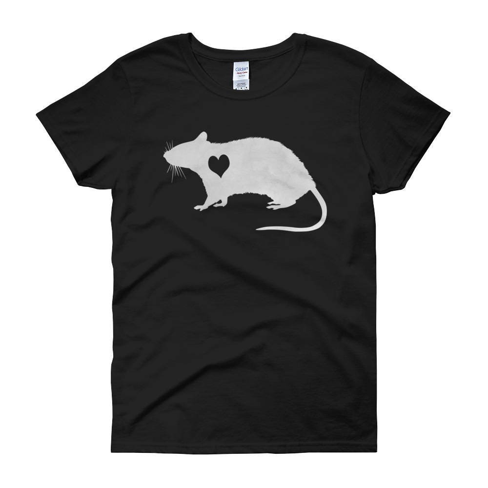 Rat Shirt, Women Men, Rat Lover Gift, Cute Rat T-shirt, Pet Lover ...