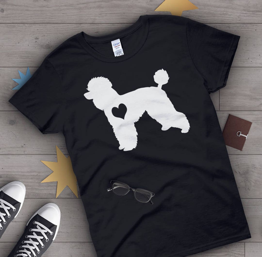 Poodle Shirt, Women Men, Dog Lover Gift, Cute Poodle Mom T-shirt ...