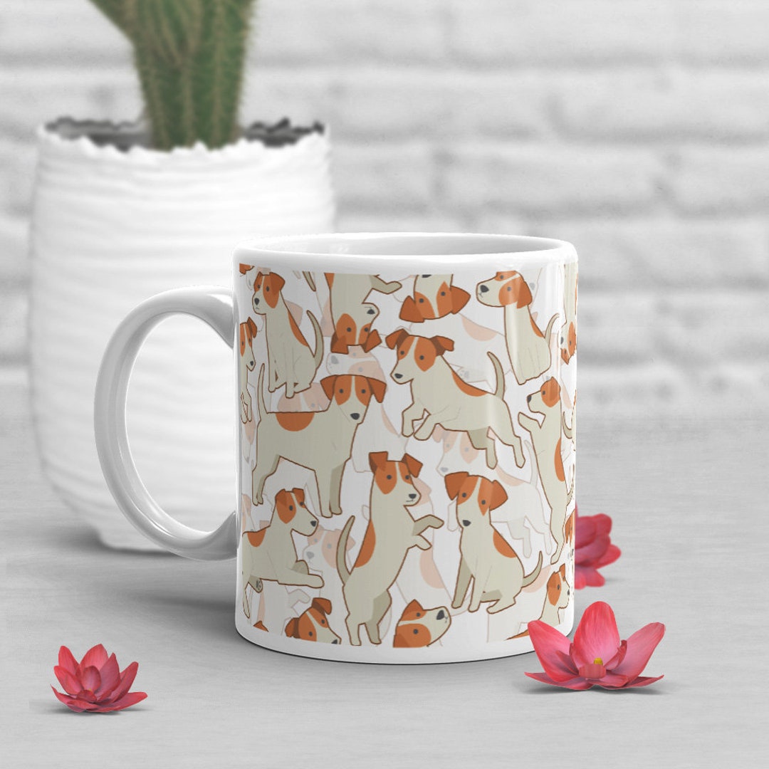 Jack Russell Terrier Coffee Mug, Cute Pet Jack Russell Gift, Dog Lover ...