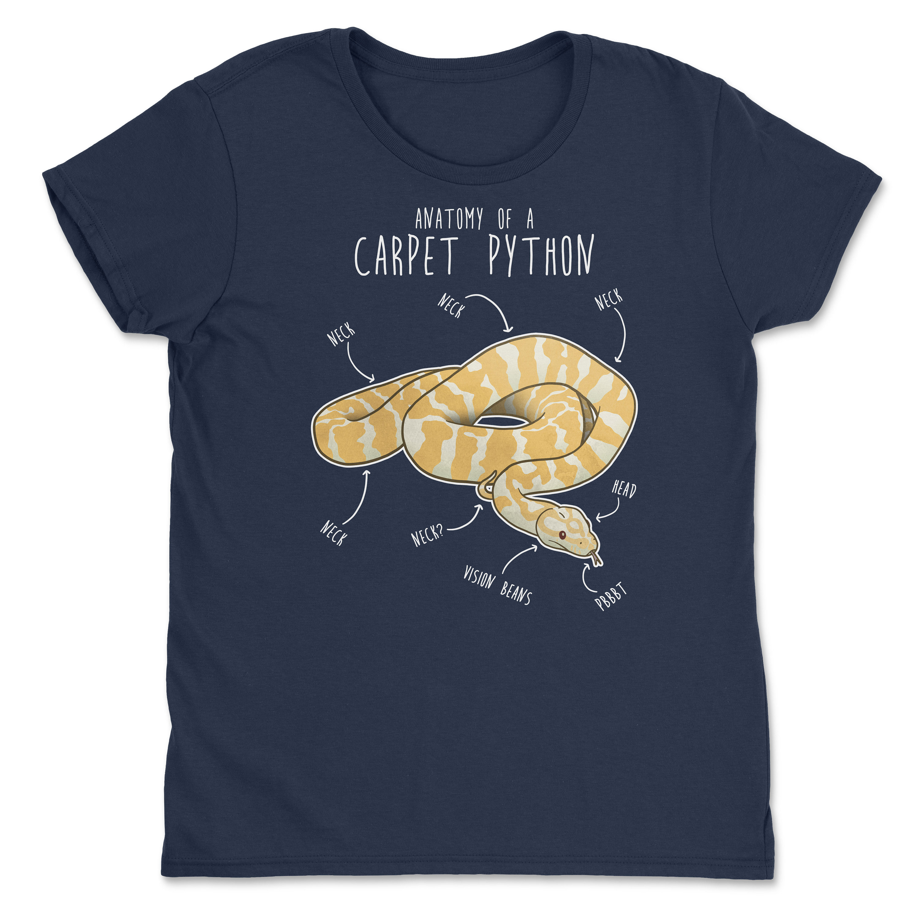 Albino Darwin Carpet Python Shirt, Women, Men, Funny Reptile Tshirt ...