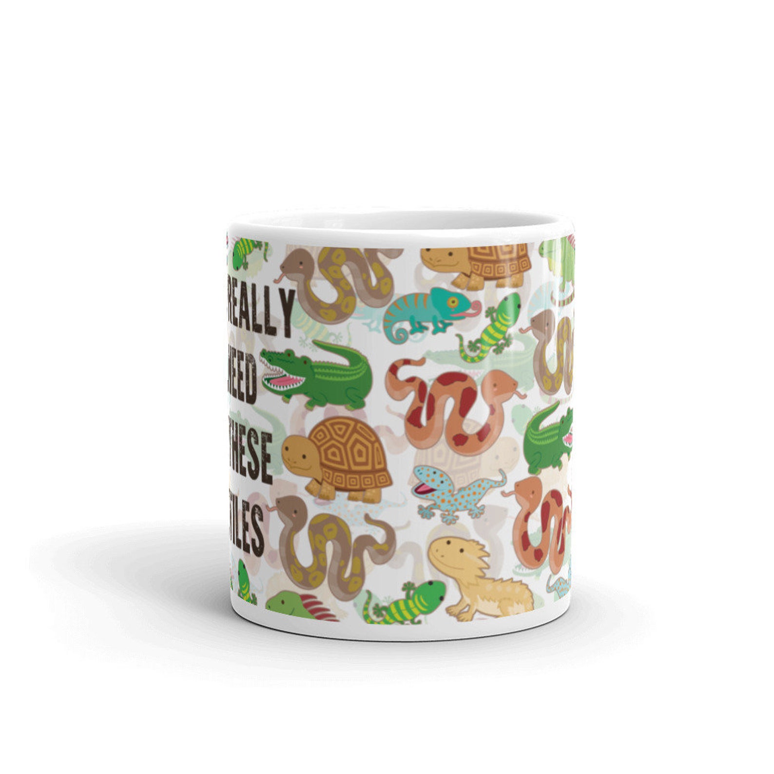 Reptile Coffee Mug Cute Lizard Gift Snake Lover Funny | Etsy