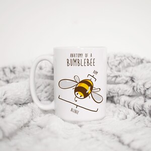 Bumblebee Coffee Mug, Cute Bee Gift, Wild Animal Lover, Funny Nature ...