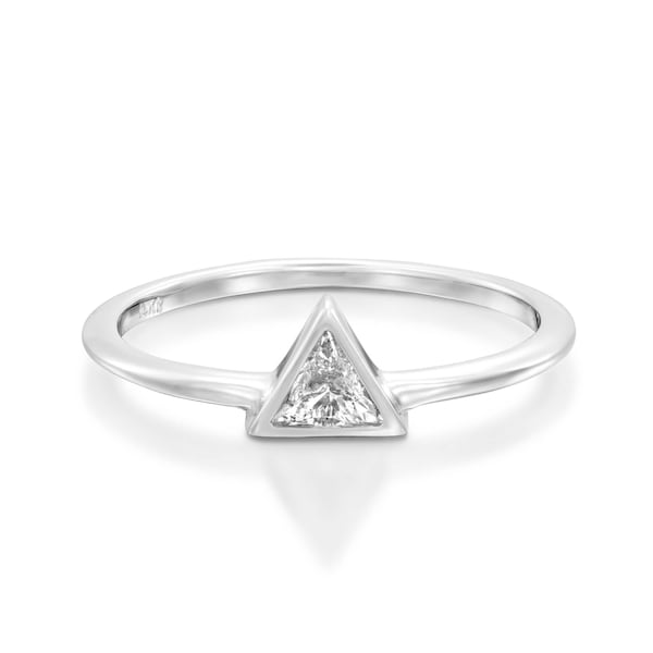 Trillion Ring - Etsy