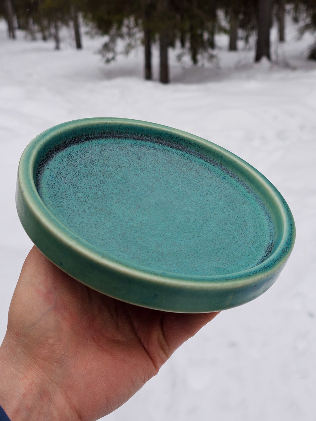 Saxbo Green Stoneware Dish 1940s Pottery Ceramics Denmark - Etsy UK