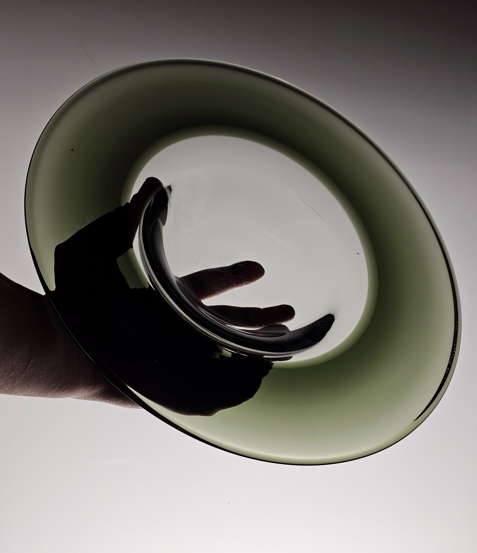Timo Sarpaneva Cardinal's Hat Art Glass 1950s Iittala Glassworks ...