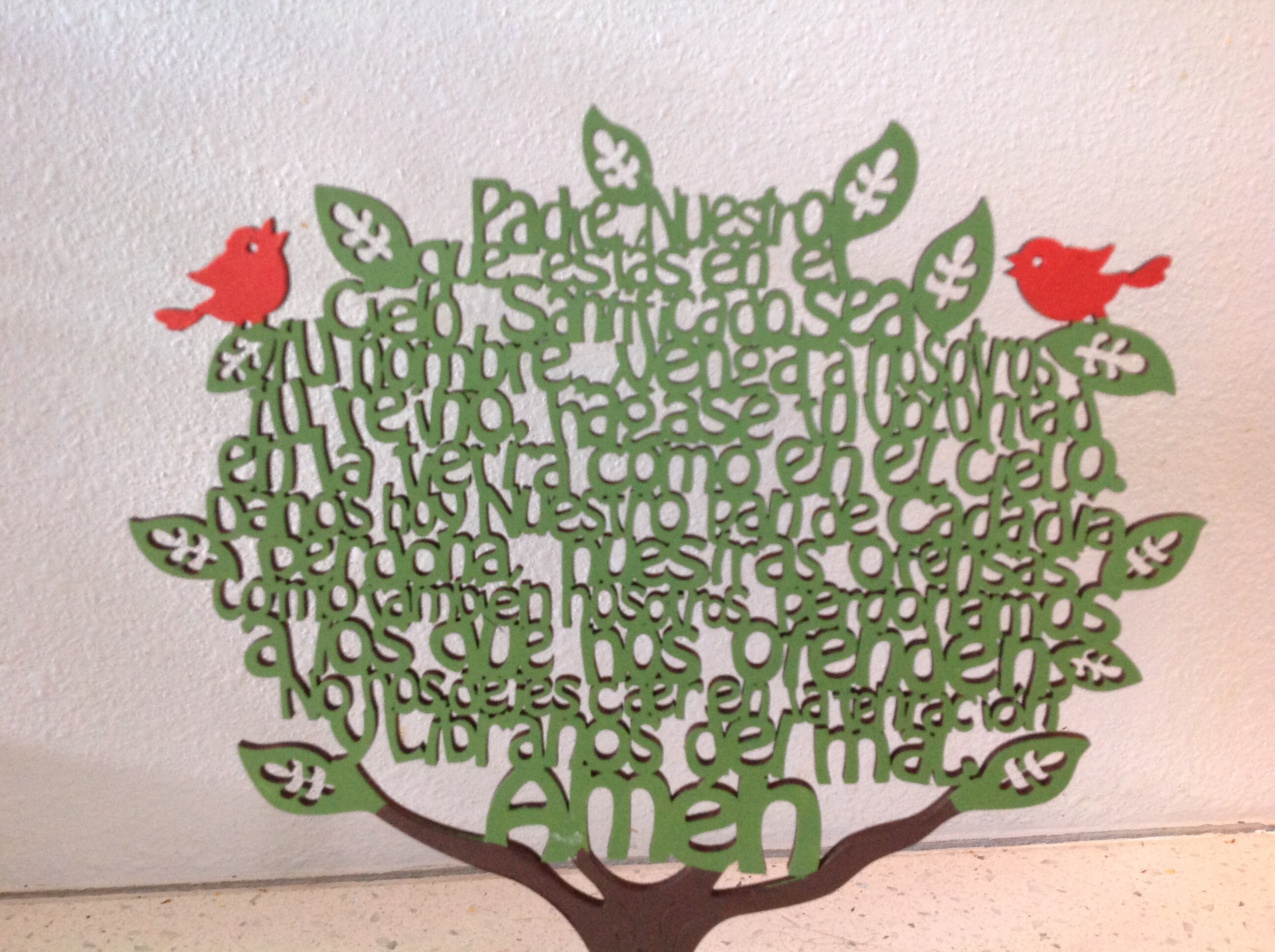 Wooden Padre Nuestro 8.5 Our Father Spanish Prayer Tree - Etsy