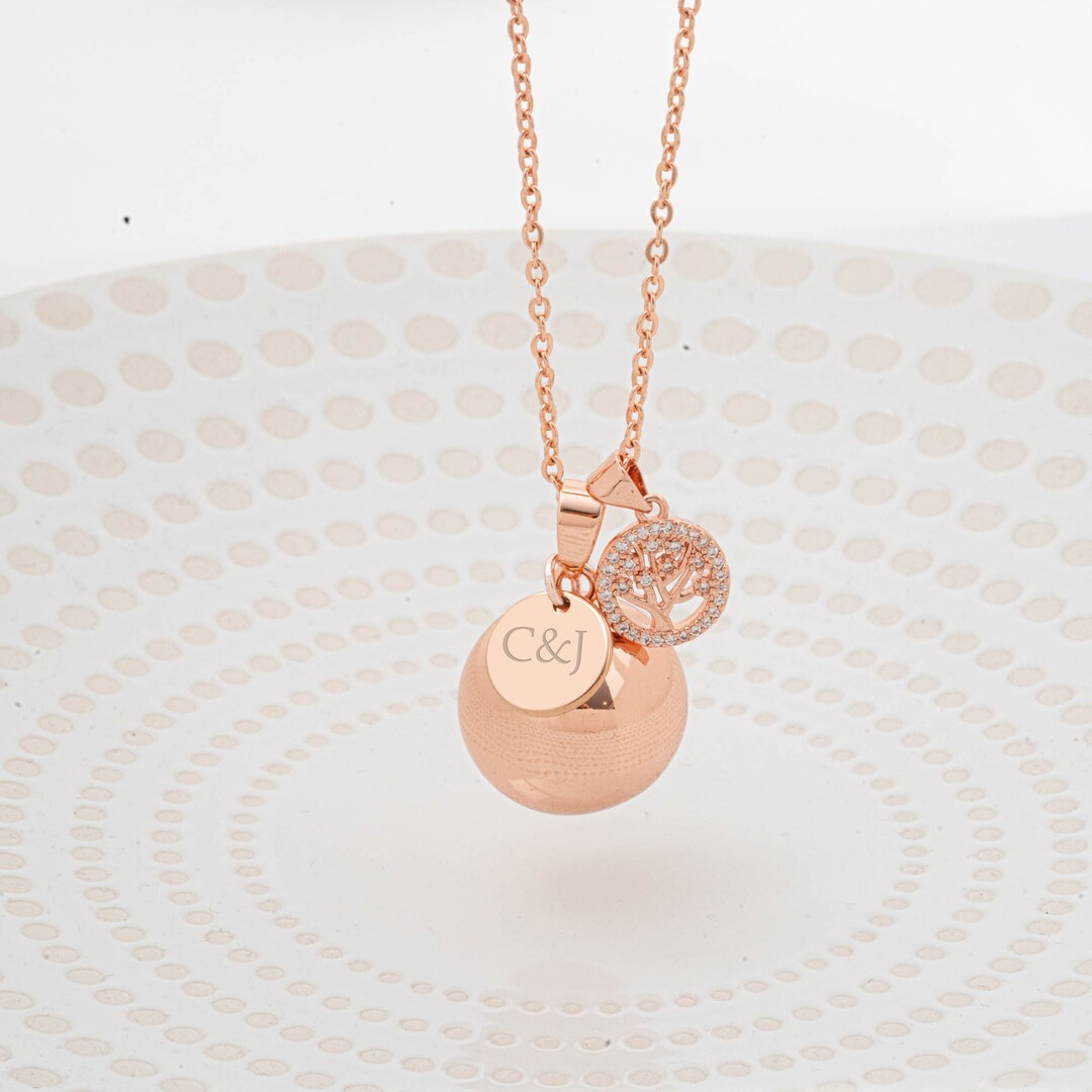 Pregnancy Bola Tree of Life Color of Your Choice Personalized Engraving ...