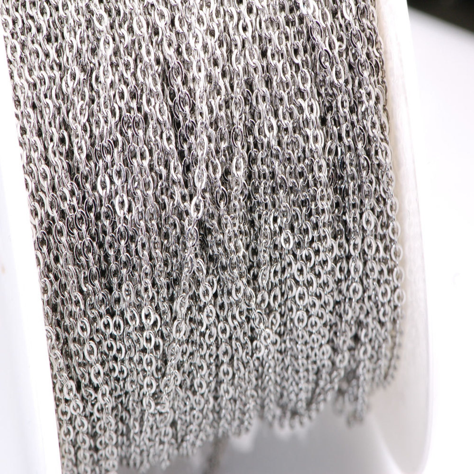Stainless Steel Chain Bulk Chain Jewelry Making Chain Fine - Etsy
