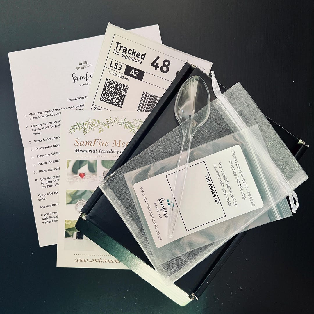 Ashes Collection Kit - Everything You Need to Send Cremation Ashes or ...