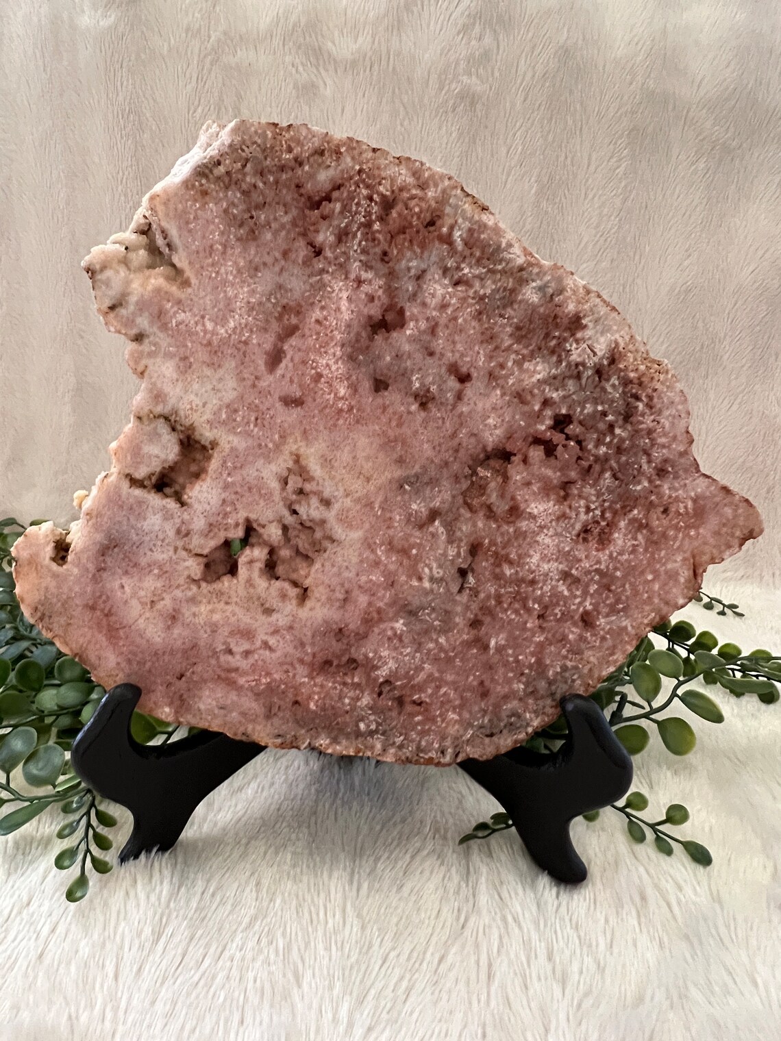 Pink Amethyst Slab, 7"t X 8"w X 1"d, 3.2 Lbs. - Etsy