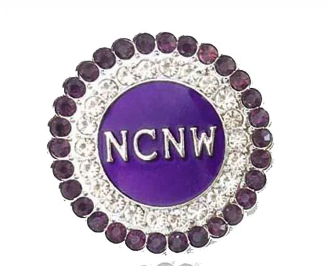 NCNW Rhinestone Brooch - Etsy
