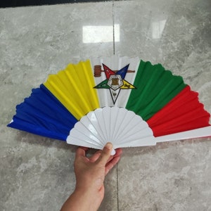Order of Eastern Star Hand Fan - Etsy