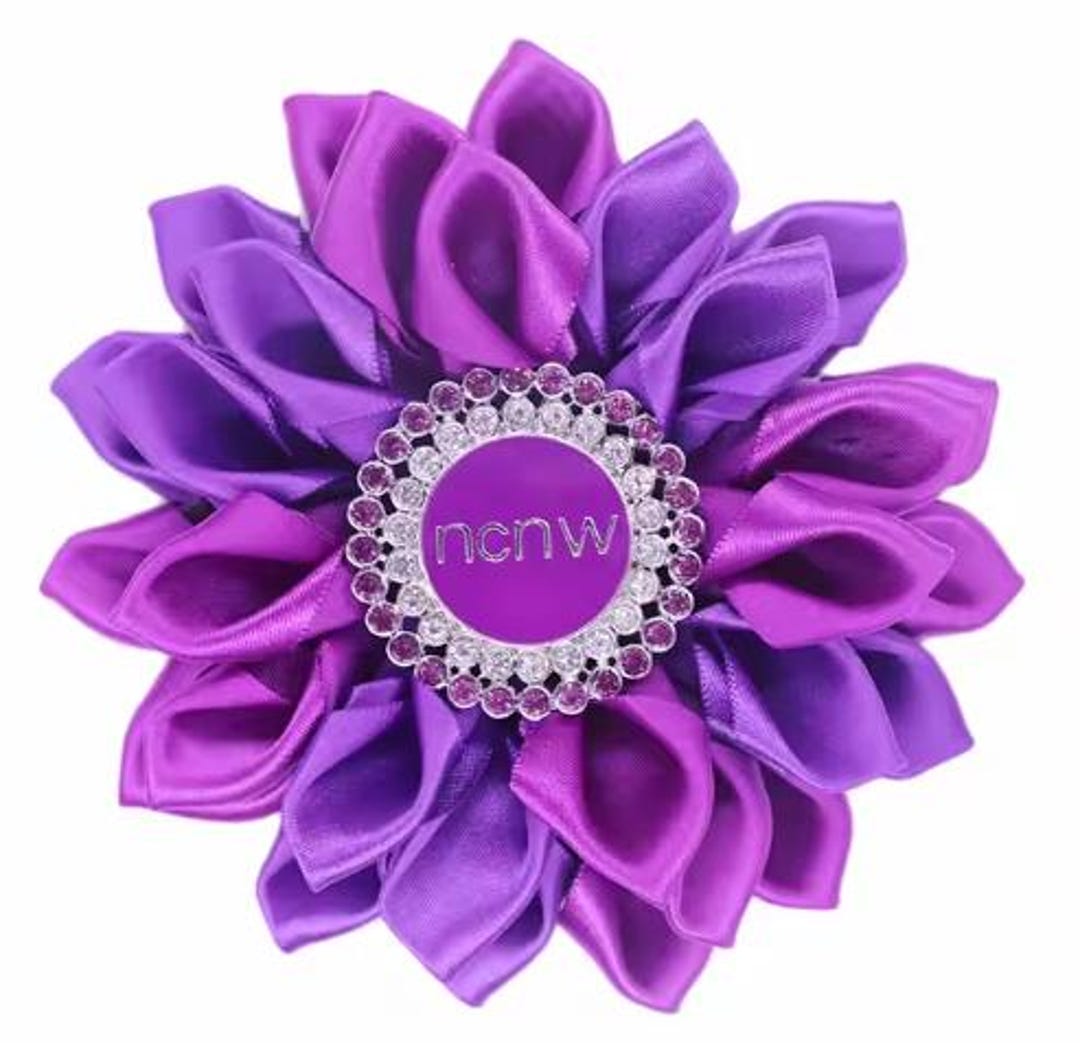 NCNW Flower Brooch - Etsy