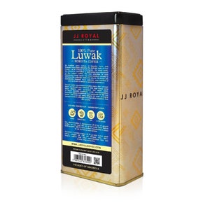JJ Royal Kopi Luwak Coffee Beans - 100g Tin - Etsy