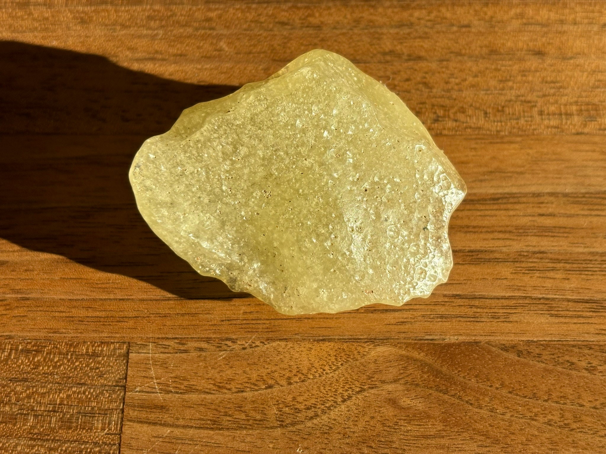 Libyan Desert Glass - Individual Specimen - Amazing Natural Outside ...