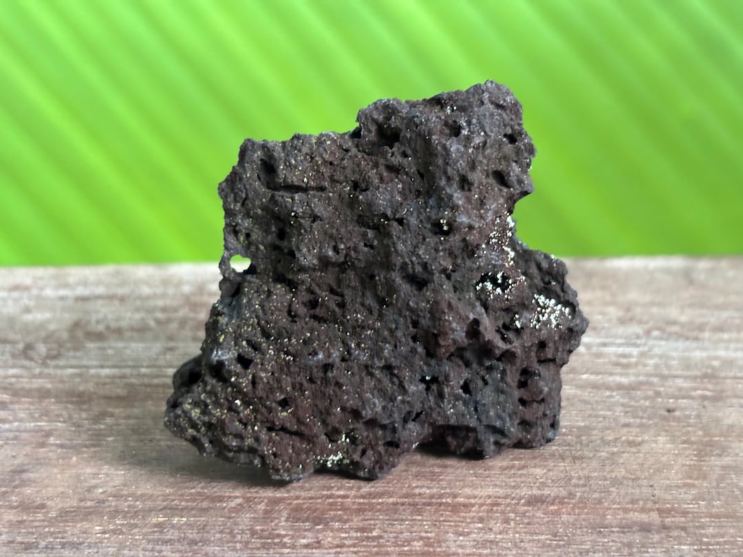Mount Batur Lava Stone: Black Volcanic Rock Specimen, Bali - 46g - Etsy