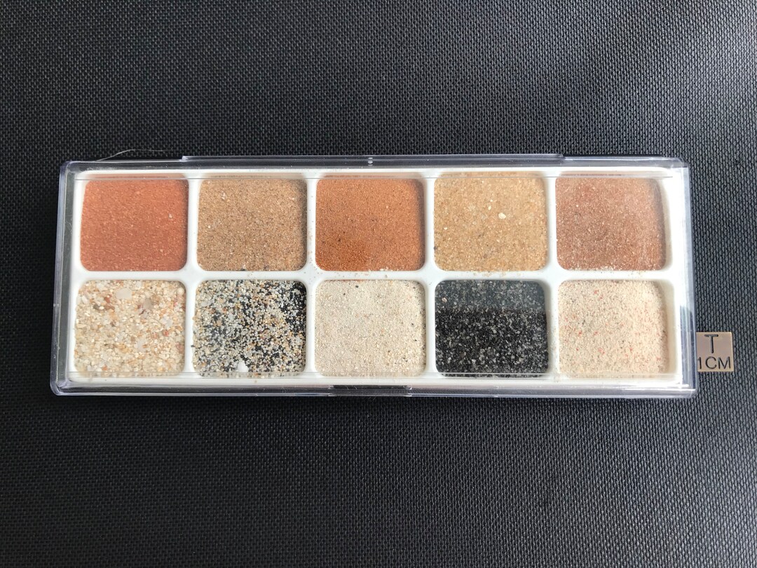 10 DIFFERENT SAND SAMPLES - Collectors Box - Unique - From Egypt ...