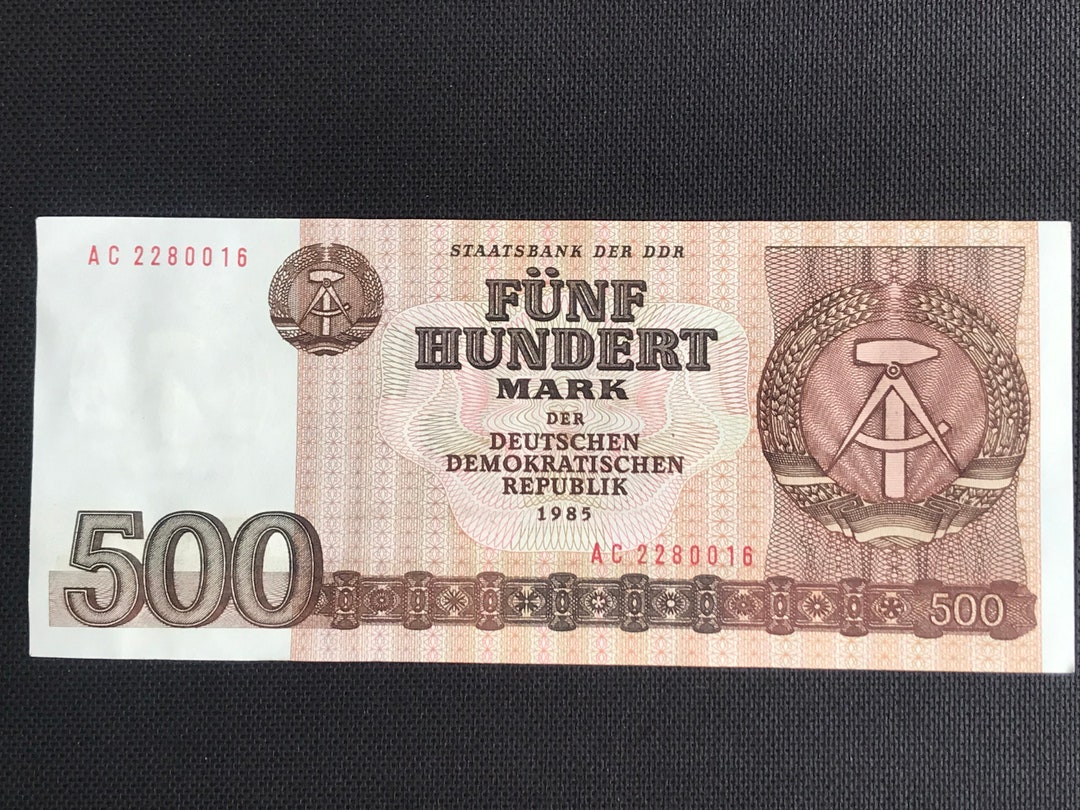 DDR - German Democratic Republic - 500 Mark 1985 Uncirculated UNC ...