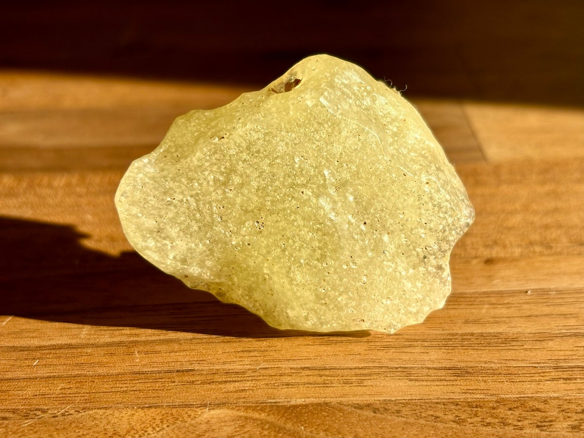 Libyan Desert Glass - Individual Specimen - Amazing Natural Outside ...