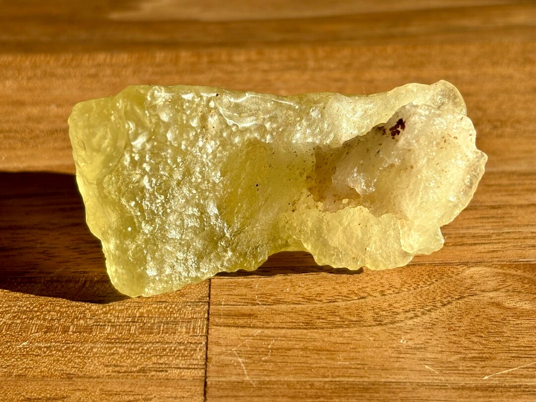 Libyan Desert Glass - Individual Specimen - Amazing Natural Outside ...