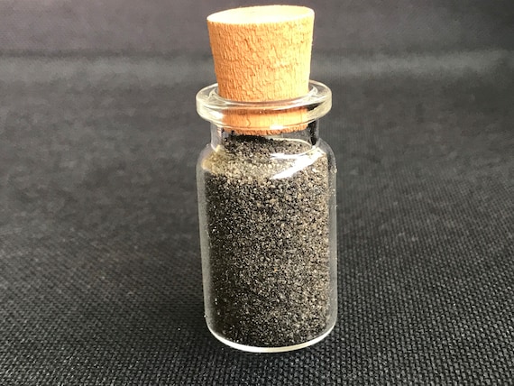 SEMERU Volcano Black Sand Sample From Java Indonesia - Etsy