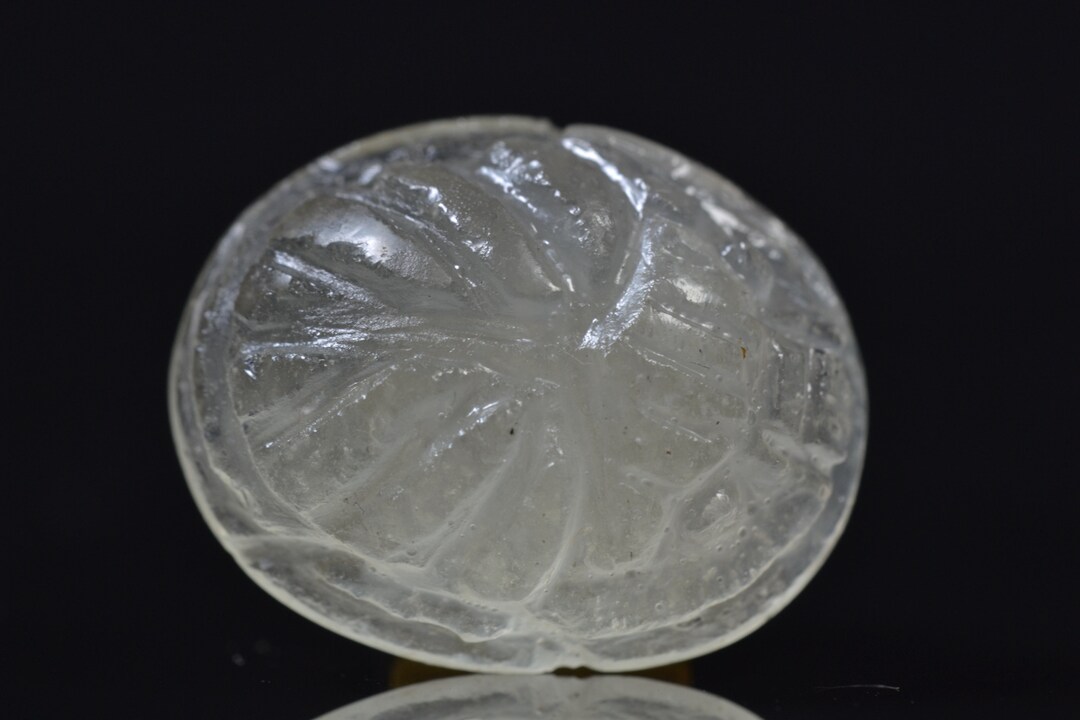 Libyan Desert Glass Scarab: Translucent Gemstone, 19 Carats - Etsy