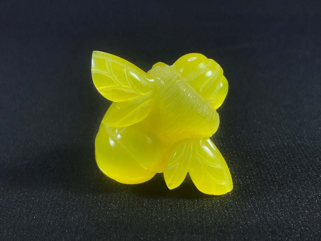 OBSIDIAN Carved Bee - Natural and Hand Made - From Sumatra - Indonesia ...