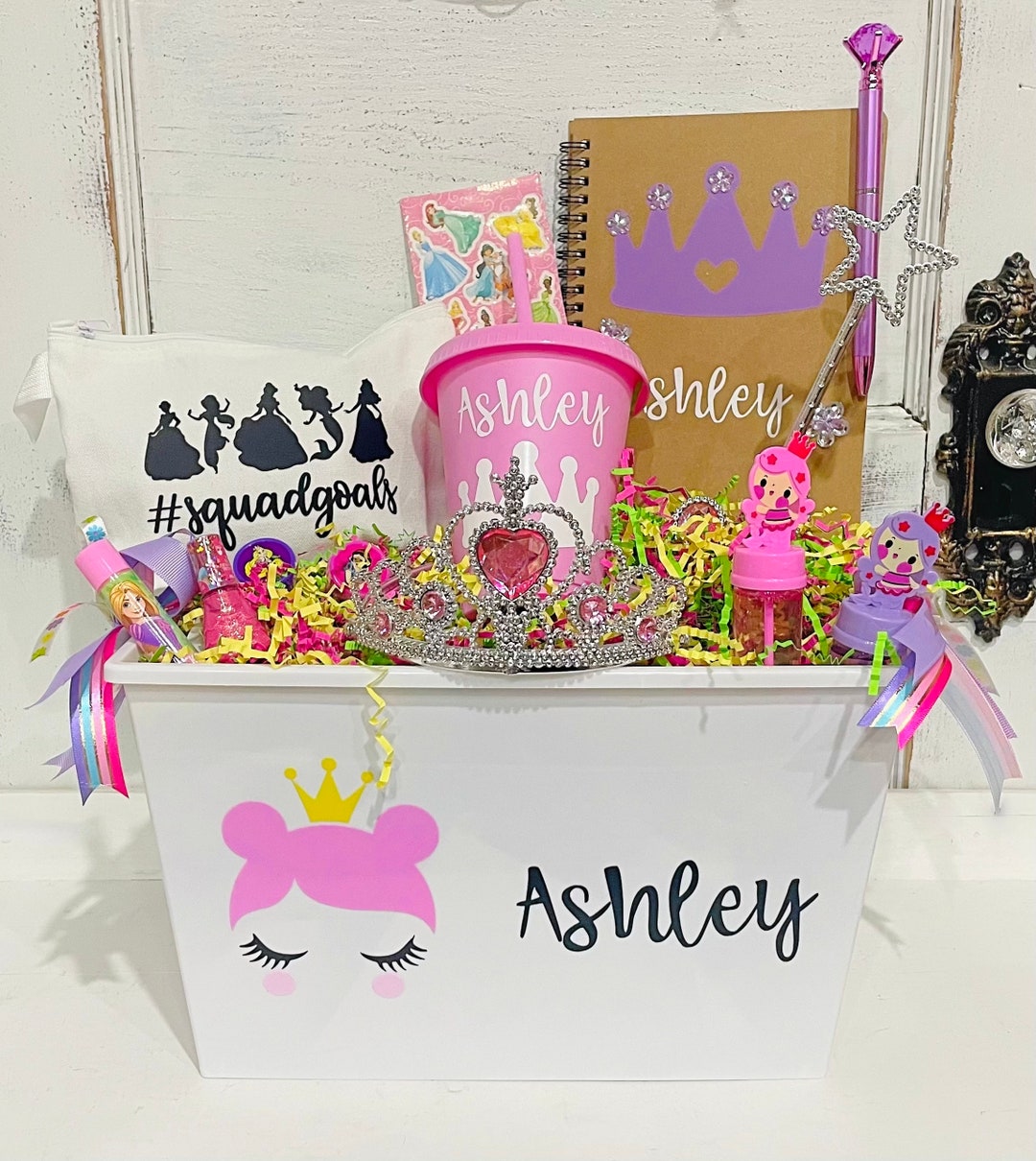 Custom Princess Birthday Box, Birthday Box for Girls, Disney Inspired ...