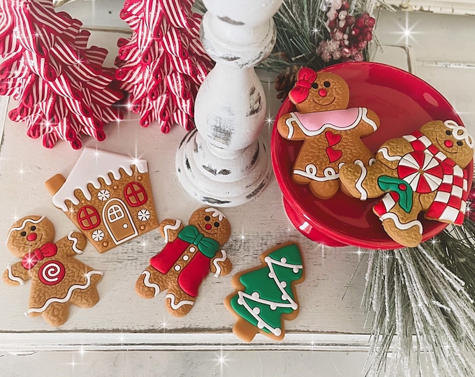 Christmas Fake Sugar Cookies for Display Faux Cookie Food Prop - Etsy