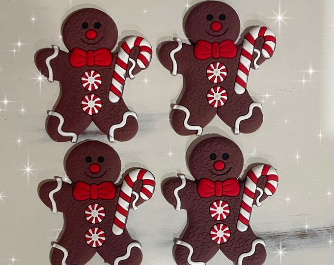 Set of 4 Faux Mini Gingerbread Cookies/cookie “scatter” for Tiered Tray ...