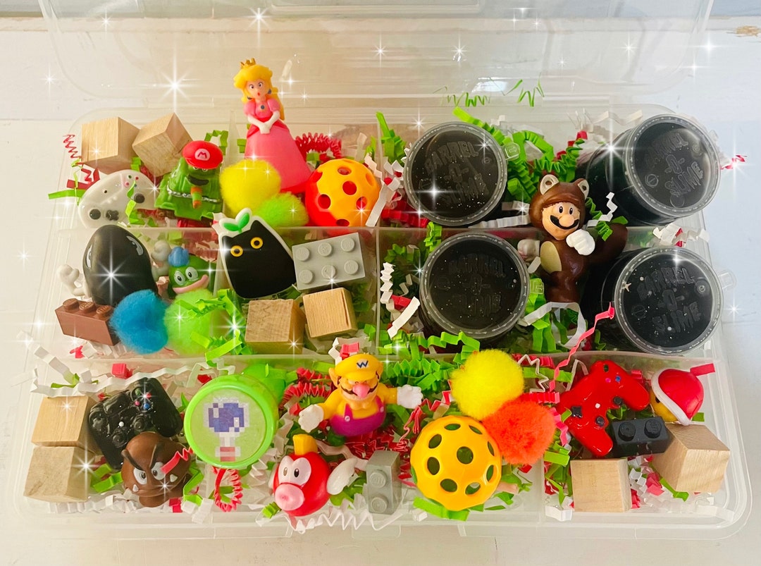 Nintendo Inspired Slime Kit, Slime Bundle, Gamer Slime Box, Gamer ...