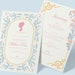 Party Invitation and Itinerary. Downloadable 1800s European Tea Party ...