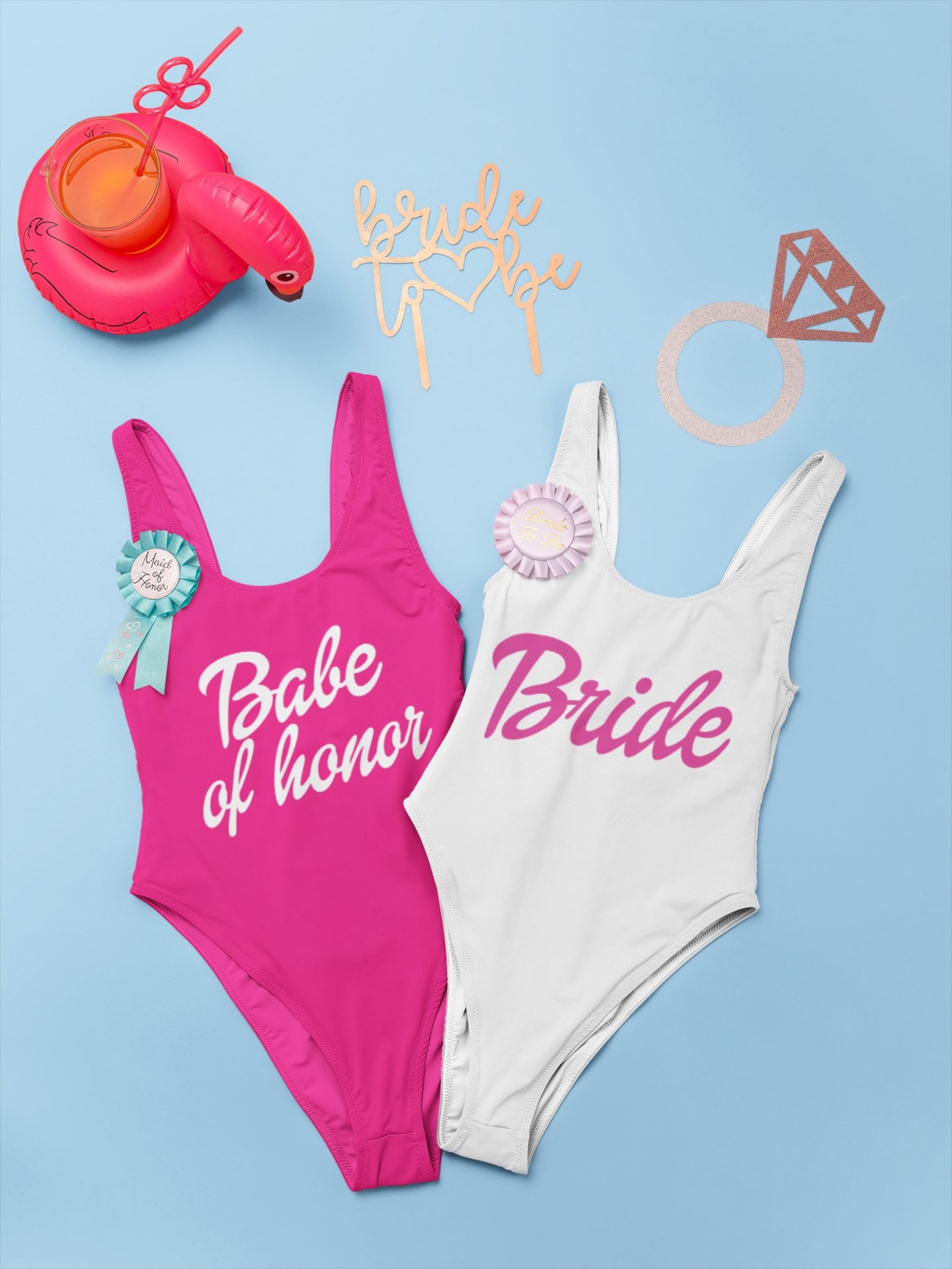 Bachelorette Swimsuits Bachelorette Bathing Suits. Bride Swim | Etsy