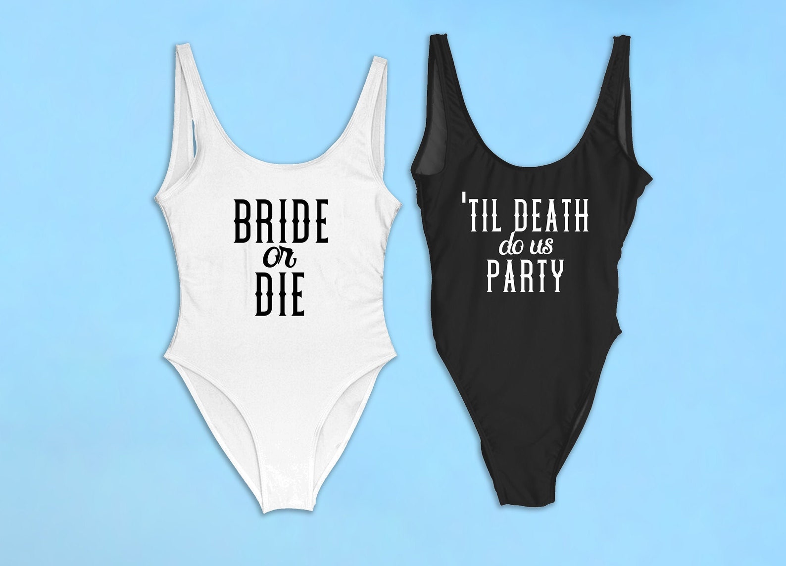 Bachelorette Swimsuits Bachelorette Bathing Suits. Bride or | Etsy