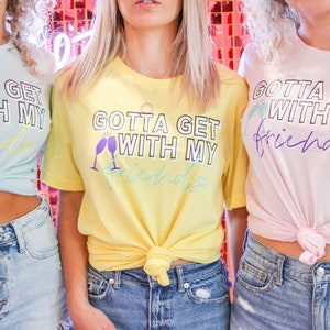 Bachelorette Party Shirts. Wannabe Theme. 1990's Theme Party Shirts ...