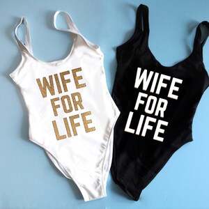 Honeymoon Swimsuits Bride to Be Bathing Suits. Mrs. Swim Suit. - Etsy