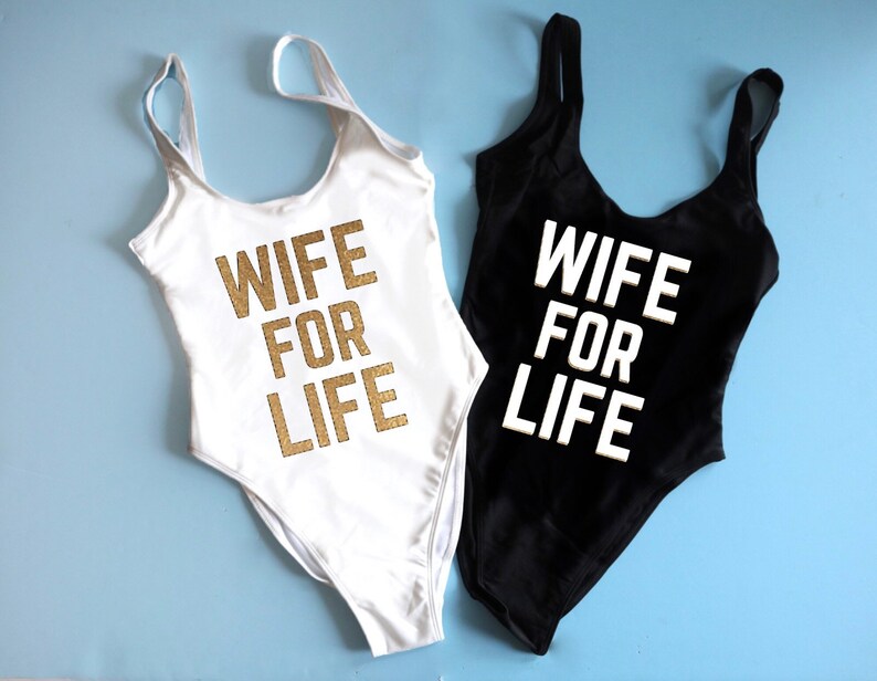 Honeymoon Swimsuits Bride to Be Bathing Suits. Mrs. Swim Suit. - Etsy