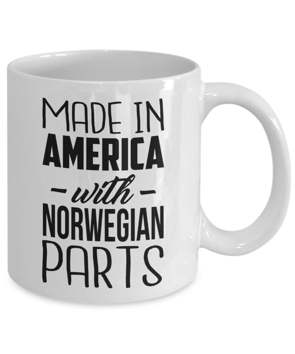 Norwegian Mug Made in America With Norwegian Parts Coffee | Etsy