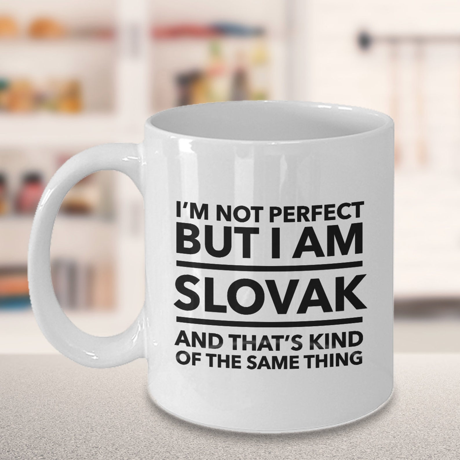 Slovak Mug I'm Not Perfect but I Am Slovak and | Etsy