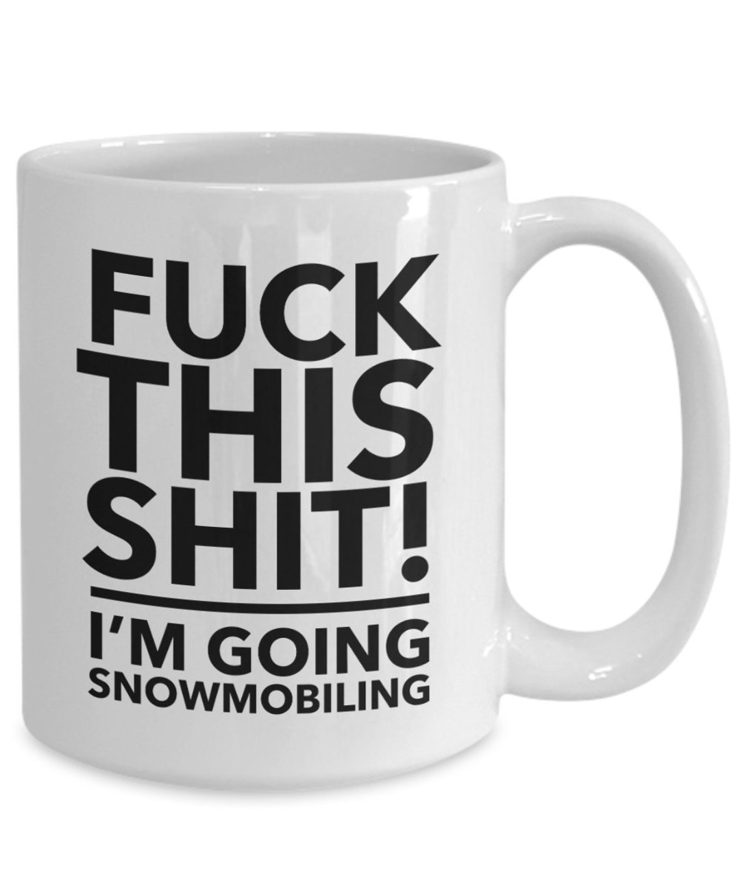 Snowmobile Gift - Snowmobile Mug - Skidoo Gift - Snowmobiling Gift ...