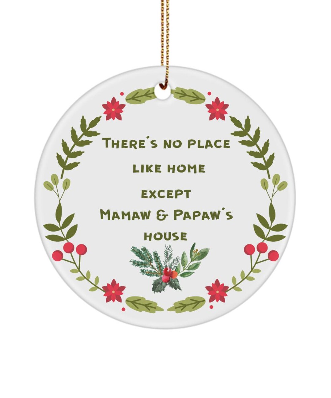 Mamaw and Papaw Gifts - Mamaw and Papaw Ornament - Christmas Gift ...
