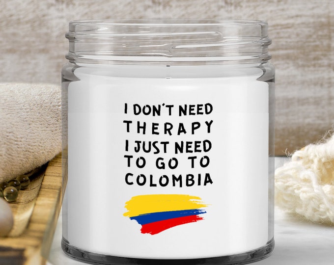Colombia Parce Definition Candle With Colombia Flag Gift for Colombian ...