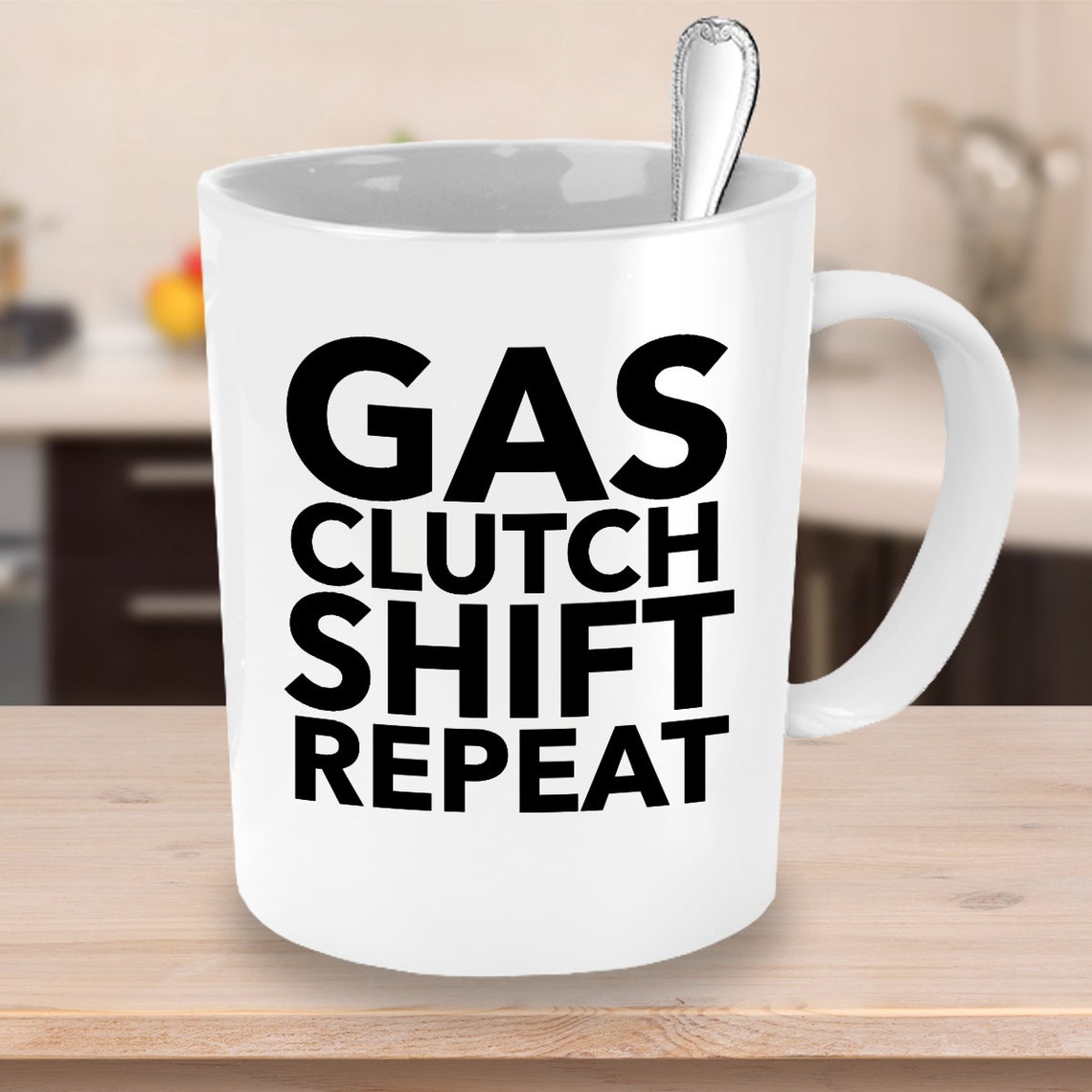 Trucker Mug gas Clutch Shift Repeat Funny Gift for Truck | Etsy